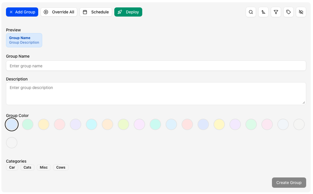 Groups | PiSignage Documentation